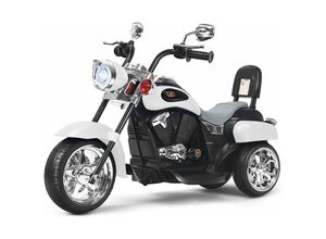 0661706104371 - Costway - 6V Elektro Motorrad mit verstellbaren Scheinwerfer Dreirad Kindermotorrad mit Sound und Hupe Elektromotorrad 25-3 km h für Kinder ab 3