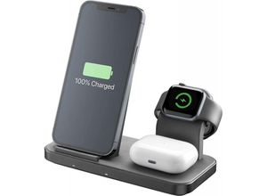 8018080432231 - Wireless Charger Trio Apple Wireless Charger für Apple Wireless Charger für Apple - Cellularline