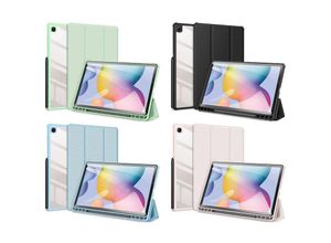 6934913043431 - - Dux Ducis Toby Eco-Leather Tablet-Ledertasche Schale Cover für Samsung Galaxy Tab A8 2021 105 mit Smart-Sleep Funktion Wake-Up Stifthalter