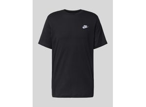 0191888618057 - NIKE Sportswear Club Tshirt Herren BLACK WHITE AR4997-13 Gr XS