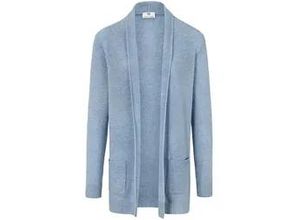 4061389193802 - Cardigan aus 100% Schurwolle-Merino blau