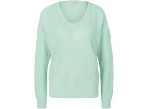 4065691461543 - Include Strickpullover Damen Seide grün gemustert