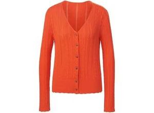 4065691174047 - Strickjacke orange 44