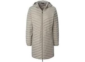 4061389856219 - Daunen-Long-Steppjacke beige 46