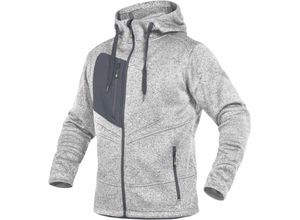 4003457378025 - Arbeitsjacke Strickjacke weiß Größe M - weiss