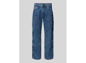 5401128327805 - Levis - Workwear Capsule - Gerade geschnittene Jeans in verwaschenem Blau mit Seitentaschen