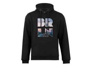4255664212993 - Cotton Prime® Hoodie Skyline Berlin - Weltenbummler Kollektion