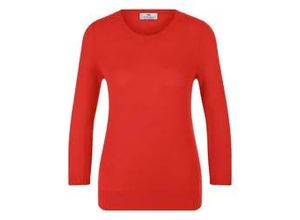 4065691357488 - Rundhals-Pullover aus 100% Premium-Kaschmir Cashmere orange 42