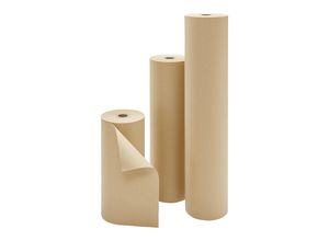 8057714365958 - eurokraft basic Packpapier auf Rolle ECONOMY Breite 500 mm braun Länge 100 m 80 g m² ab 20 Stk