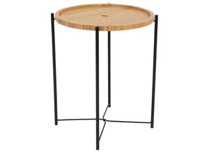 8712013043234 - BO-CAMP Campingtisch Beistelltisch Carnaby L Tablett BBQ Klapptisch Bambus Holz