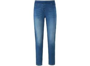 4061389611641 - PETER HAHN 5-Pocket Jeans Damen Baumwolle denim