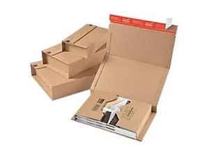 4033657030430 - Buchverpackung CP02006020 braun für B5 innen 270x190x80mm Wellpappe 1-wellig 4033657030430 20 Stück