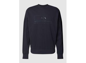 8053616438035 - Sweatshirt mit Label-Print