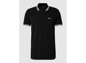 4043143813966 - Regular Fit Poloshirt mit Label-Stitching Modell Paddy
