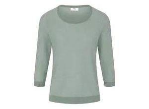 4061389194489 - Rundhals-Pullover aus 100% SUPIMA®-Baumwolle grün 36