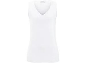 4061389334359 - Jersey-Top V-Ausschnitt weiss 50