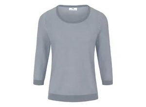 4061389229365 - Rundhals-Pullover aus 100% SUPIMA®-Baumwolle blau 36