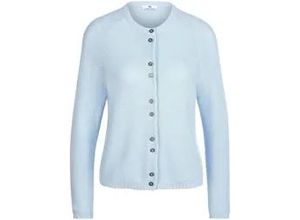 4065691488427 - PETER HAHN Strickjacke Damen Baumwolle hellblau