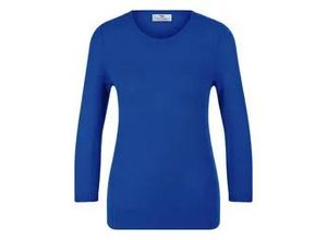 4065691357228 - Rundhals-Pullover aus 100% Premium-Kaschmir Cashmere blau 46