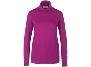 4065691555150 - Rollkragen-Pullover Modell Tamara Seide Kaschmir pink 38