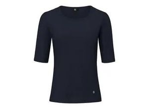 4062169089650 - Rundhals-Shirt Modell Velvet blau 46