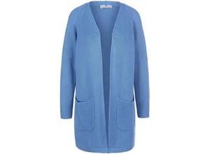 4065691473348 - PETER HAHN Strickjacke Damen Baumwolle indigo