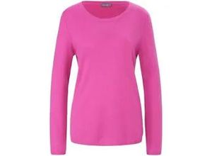 4065691033528 - Rundhals-Pullover aus Schurwolle und Kaschmir pink 36