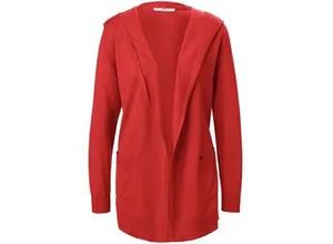 4065691070516 - Strickjacke PETER HAHN PURE EDITION rot 36