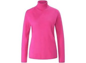 4065691072800 - Rollkragen-Pullover aus Schurwolle und Kaschmir pink 36