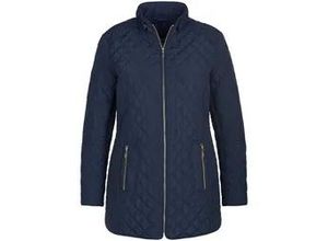 4065691215436 - Steppjacke Stehkragen blau 40