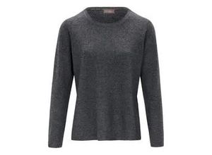 4061389053564 - Rundhals-Pullover aus Schurwolle und Kaschmir grau 40