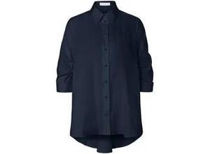 4065691168855 - Bluse in A-Linie blau 40