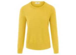 4061389518995 - Rundhals-Pullover aus 100% SUPIMA®-­Baumwolle gelb 40