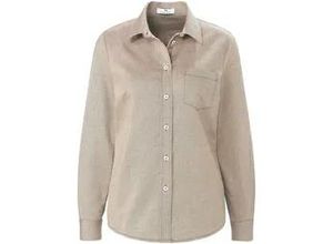 4061389286979 - Bluse Hemdkragen beige 38