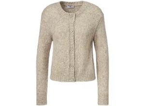 4061389947269 - Strickjacke überschnittener Schulter beige 42