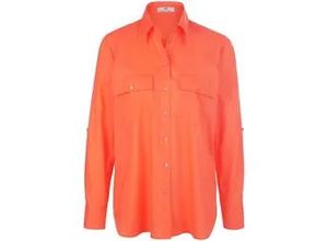 4065691653894 - Bluse Hemdkragen orange 48