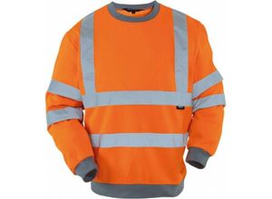 6933157034465 - Trizeratop - Arbeitspullover Sweatshirt Warnschutz-Sweatshirt Orange Größe xxxl - orange