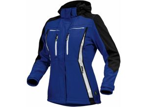 4003457375857 - Damen Sommer-Softshell Jacke FLXDS Gr 34 kornblau schwarz - kornblau schwarz