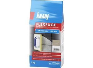 4006379104697 - Fugenmörtel Flexfuge Universal 1 - 20 mm bahamabeige 5 kg Fugenmörtel - Knauf