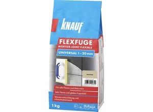 4006379104345 - Fugenmörtel Flexfuge Universal 1 - 20 mm anemone 1 kg Fugenmörtel - Knauf