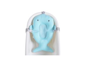 3800146268190 - Babybadenetz Bailey Badekissen Badeauflage Kunststoff Clips ab Geburt blau