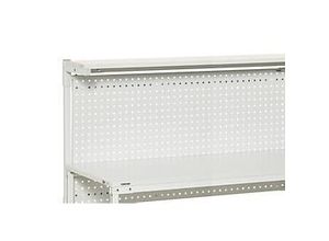 6416763000920 - Lochplatte RL120 für Arbeitstische TPH B 1115 x H 750 mm Tragkraft 50 kg Stahl lichtgrau