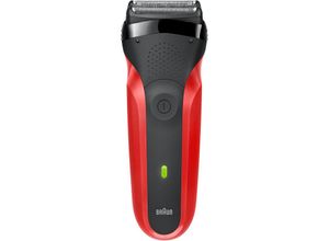 4210201163343 - Series 3 300s Folienschaber Trimmer Schwarz Rot - Braun