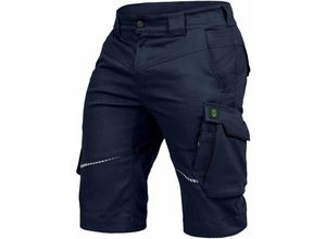 4003457369344 - Trizeratop - Arbeitshose Hose kurz marine schwarz Größe 66 - blau