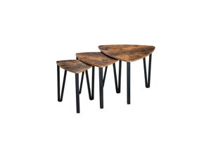 4260750012227 - holz4home® Beistelltisch Radon 3er-Set