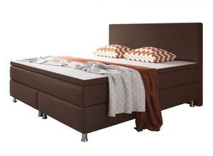 4260465766279 - IHG Boxspringbett Berlin 180x200 cm Webstoff Braun