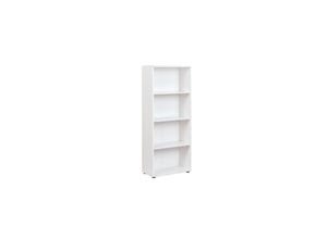 4010340135030 - Regal ARCO 3 (BHT 60x145x30 cm) BHT 60x145x30 cm weiß Standregal Bücherregal Bücherregal Schuhregal