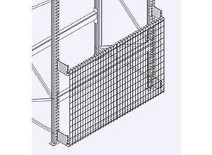 4052941602399 - Gitterrückwand GRM-Set 6 Regalhöhe 3600 x Regallänge 2700 mm