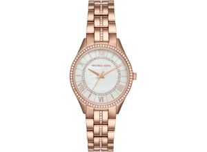 4053858913103 - Quarzuhr MICHAEL KORS LAURYN Armbanduhren goldfarben (roségoldfarben) Damen Quarzuhren Armbanduhr Damenuhr analog Edelstahlarmband