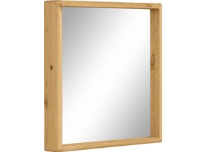 4029686723214 - Badspiegel OTTO PRODUCTS Jorrick beige (natur) B60cm H60cm T8cm FSC-zertifiziertes Massivholz Spiegel Rahmen aus FSC-zertifiziertem Massivholz Kiefer Breite 60 cm